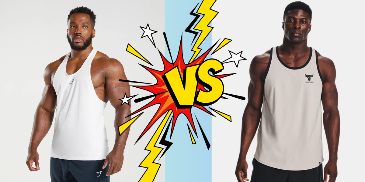 Gymshark Gym Stringer Tanks vs. Under Armour Gym Stringer Tanks: Which ...